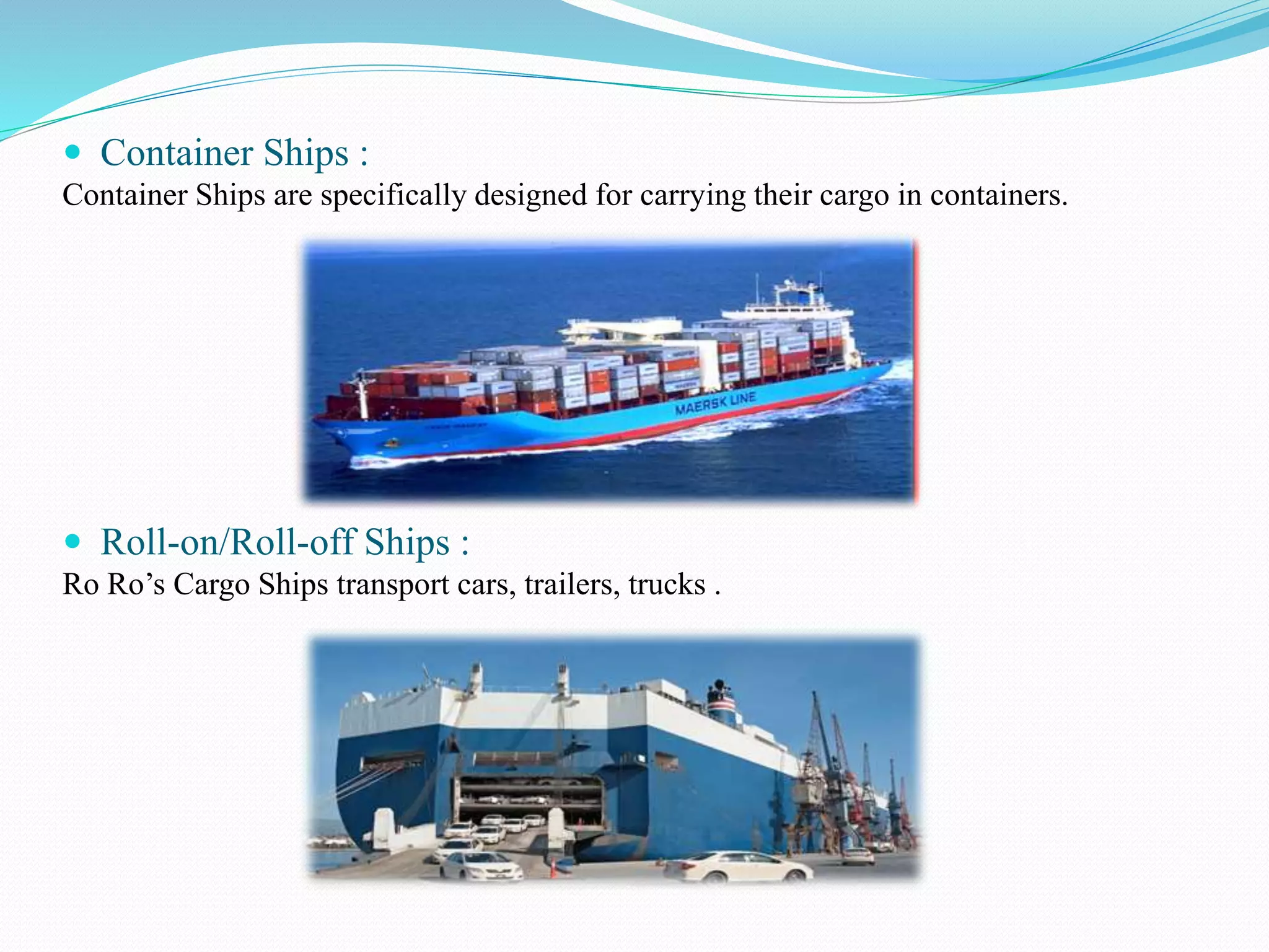 types of ship's | PPTX