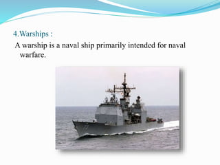 types of ship's | PPTX