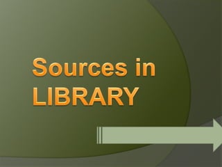 Type of sources | PPT