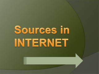 Type of sources | PPT