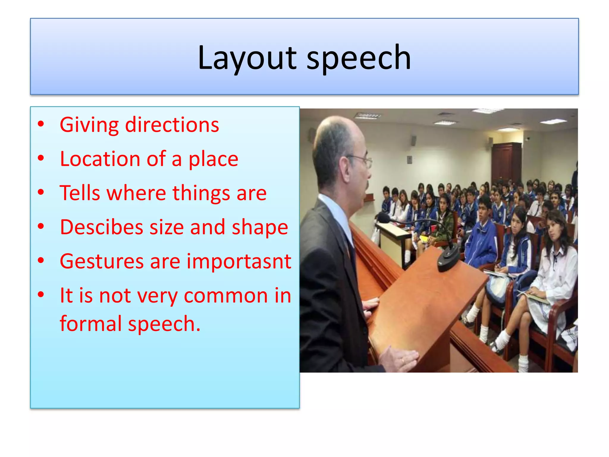 Type of speeches | PPT