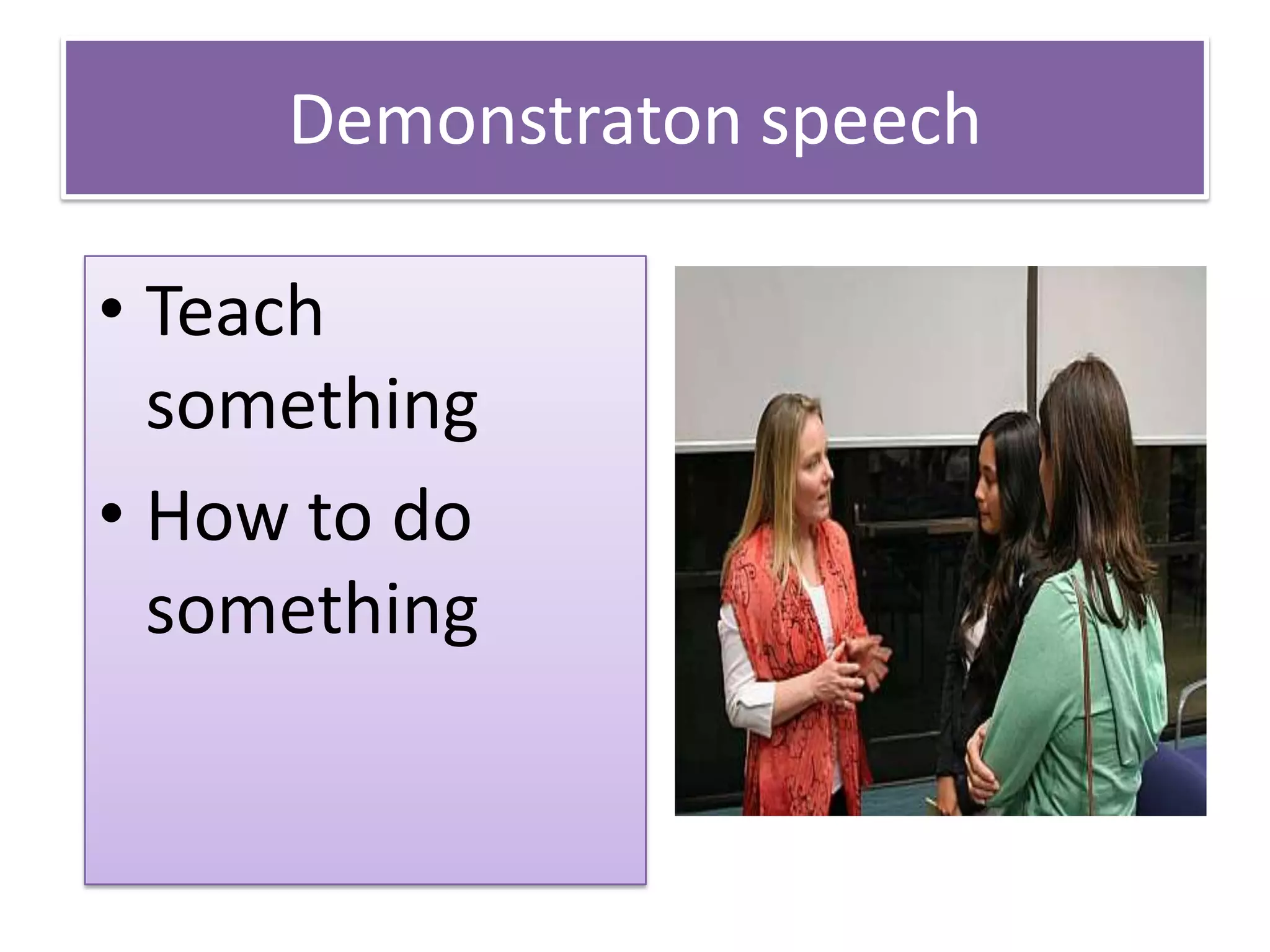 Type of speeches | PPTX