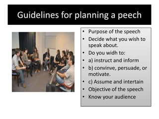 Type of speeches | PPTX