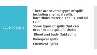 type of Spills microbiology............. | PPTX