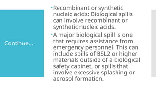 type of Spills microbiology............. | PPTX