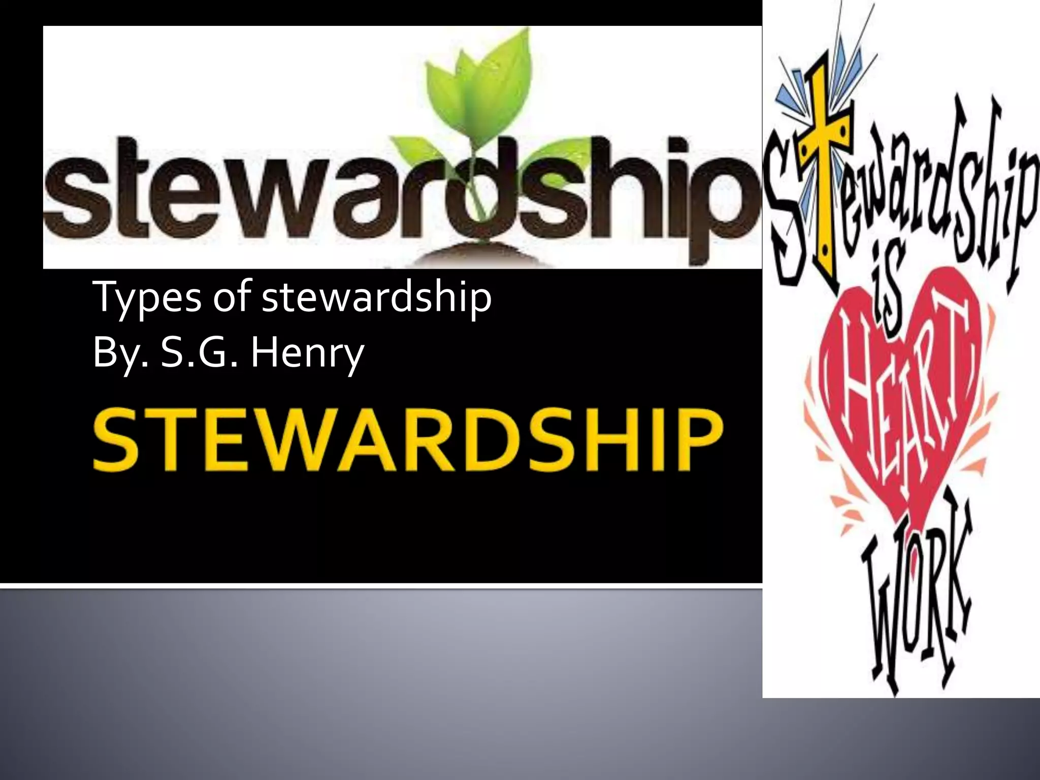TYPE of STEWARDSHIP 2.pptx