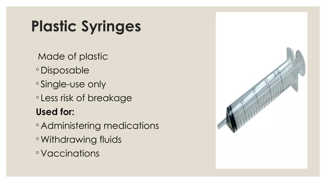 type of syringes,administration of medication | PPTX