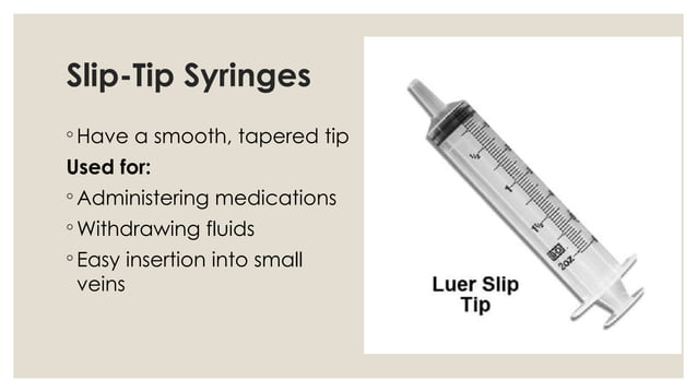 type of syringes,administration of medication | PPTX