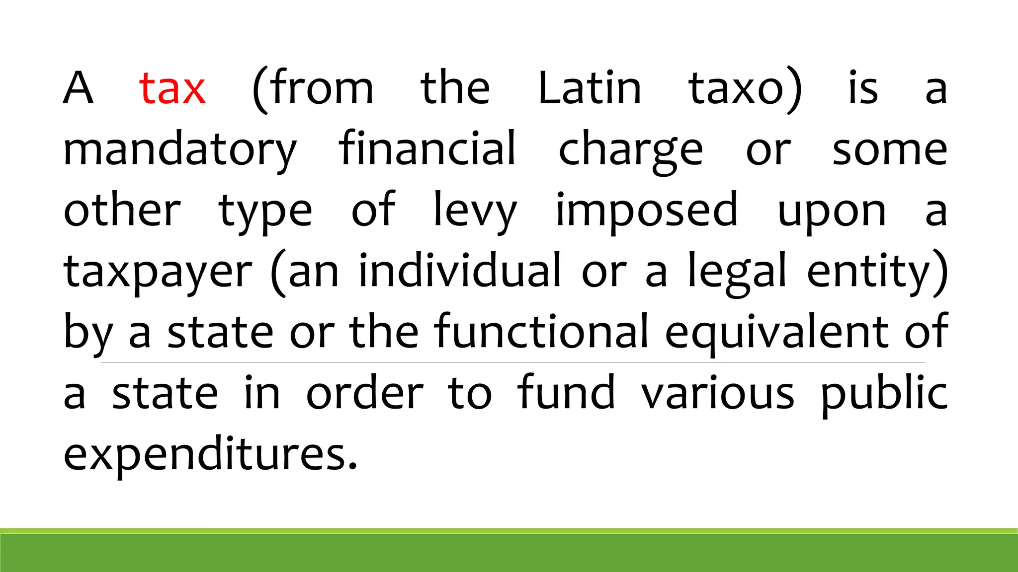 TYPE OF TAXES (APPLIED ECONOMICS) | PPTX