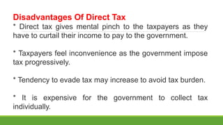 TYPE OF TAXES (APPLIED ECONOMICS) | PPTX
