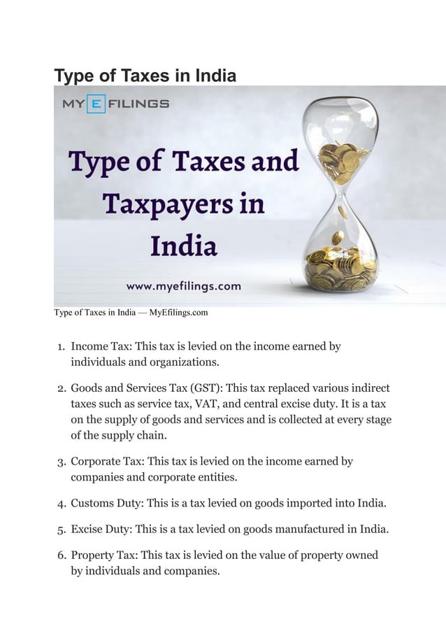Type of Taxes in India.pdf