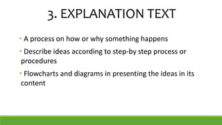 TYPE OF TEXTS | PPT