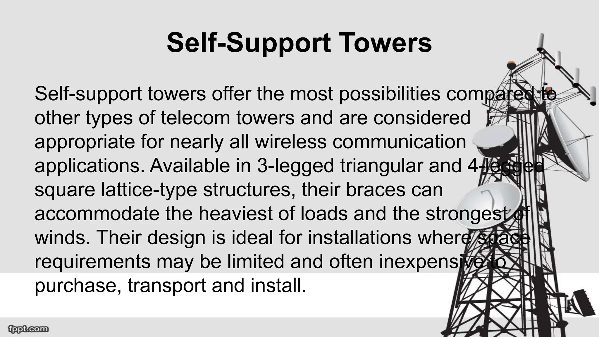 Type of Tower Telecommunication Anttenna | PPTX