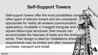 Type of Tower Telecommunication Anttenna | PPT
