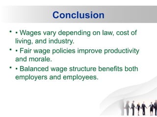 type of wages rewards and compensation | PPTX