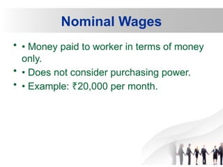 type of wages rewards and compensation | PPTX