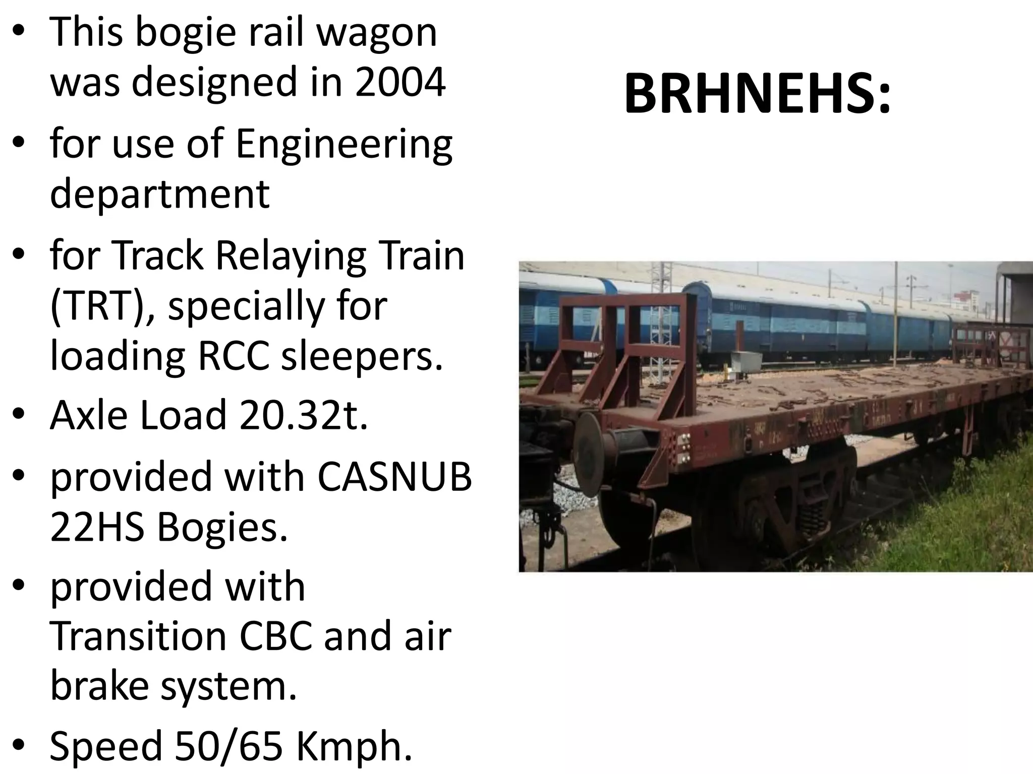 INTRODUCTION OF CARRIAGE & WAGON, VARIOUS TYPES OF WAGON | PDF