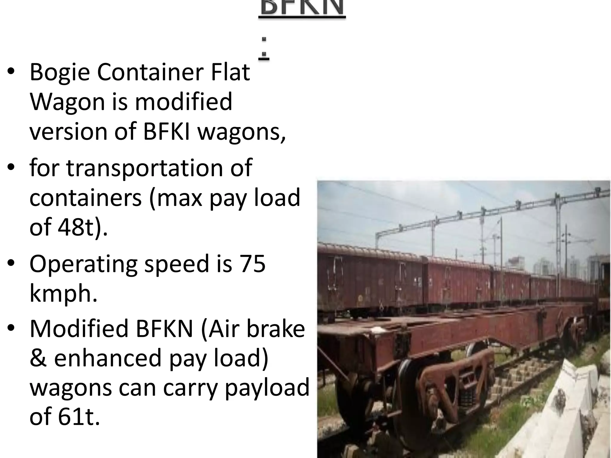 INTRODUCTION OF CARRIAGE & WAGON, VARIOUS TYPES OF WAGON | PDF
