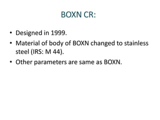 INTRODUCTION OF CARRIAGE & WAGON, VARIOUS TYPES OF WAGON | PDF