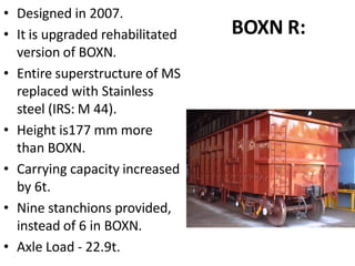 INTRODUCTION OF CARRIAGE & WAGON, VARIOUS TYPES OF WAGON | PDF