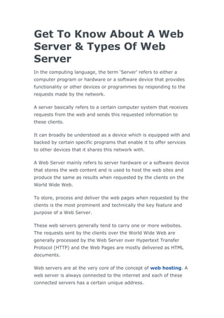 Type of Web server.pdf