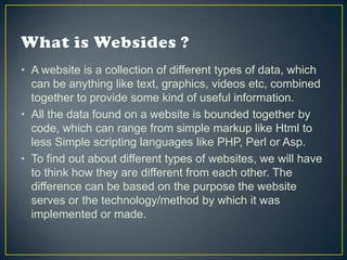 Type of websites | PPTX