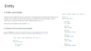 TypeORM - Presentation of Framework TypeORM | PPT