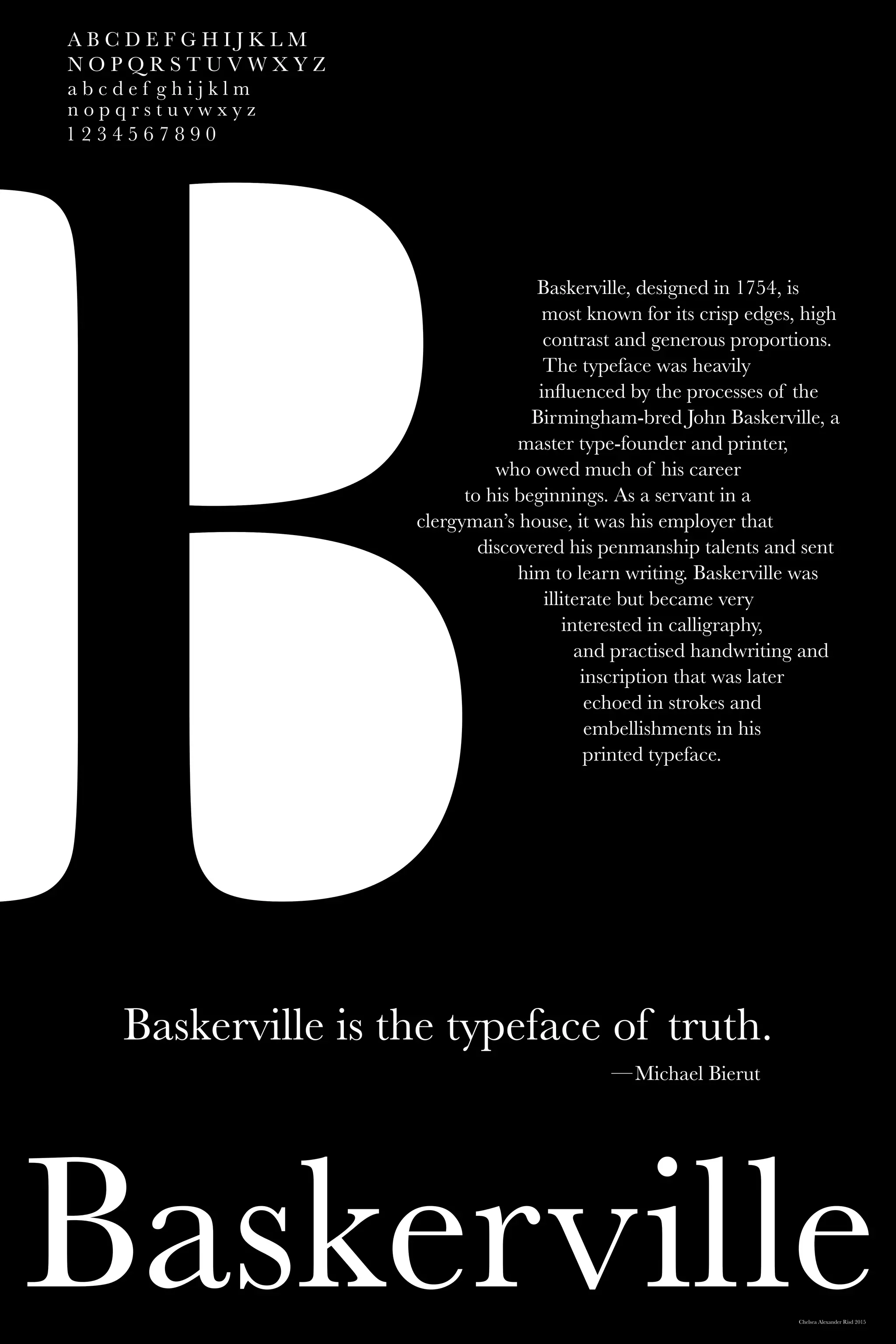 Baskerville Ad | PDF | Drawing and Sketching | Arts and Crafts