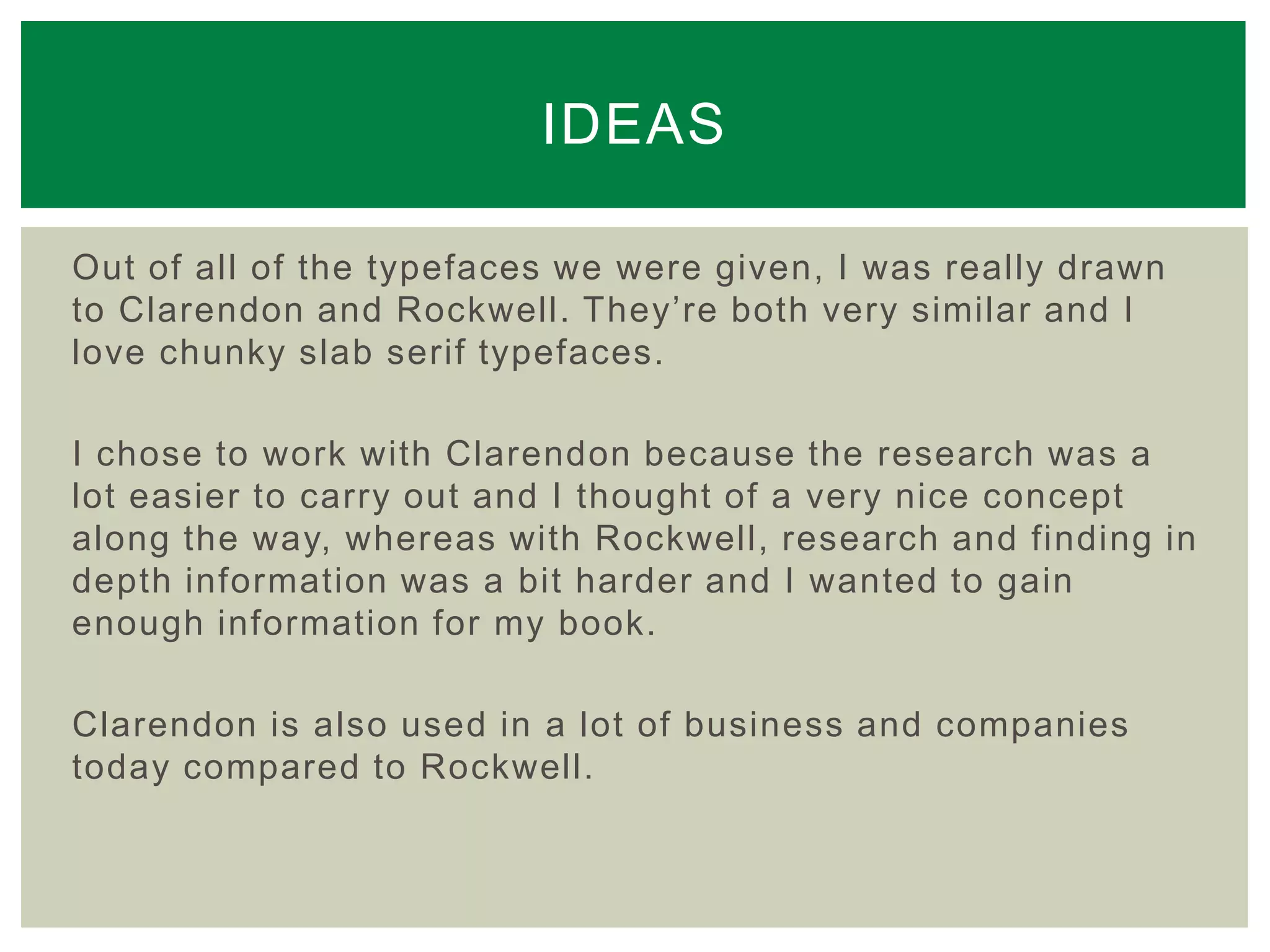 Clarendon Type presentation | PPTX