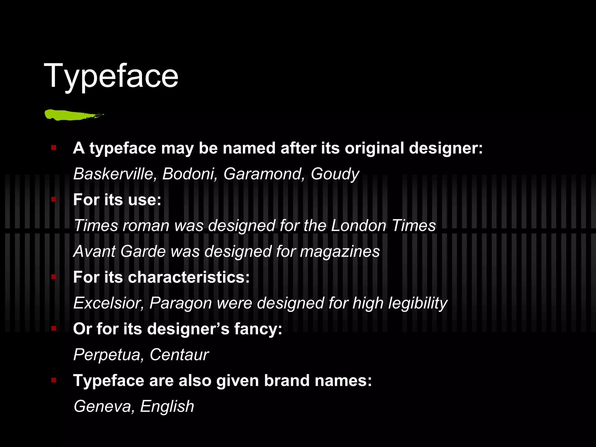 Typography, A Presentation | PPTX