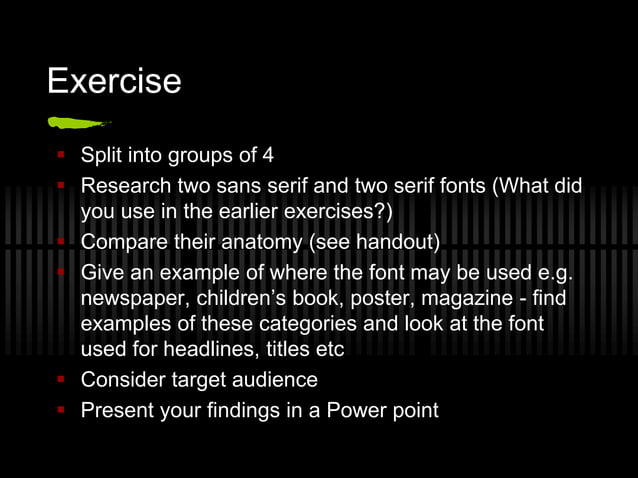 Typography, A Presentation | PPTX