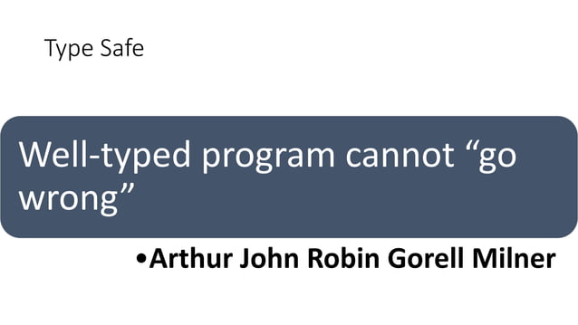 Types: Weak/Duck/Optional vs Strong/Strict. Let the War Begin! | PPTX