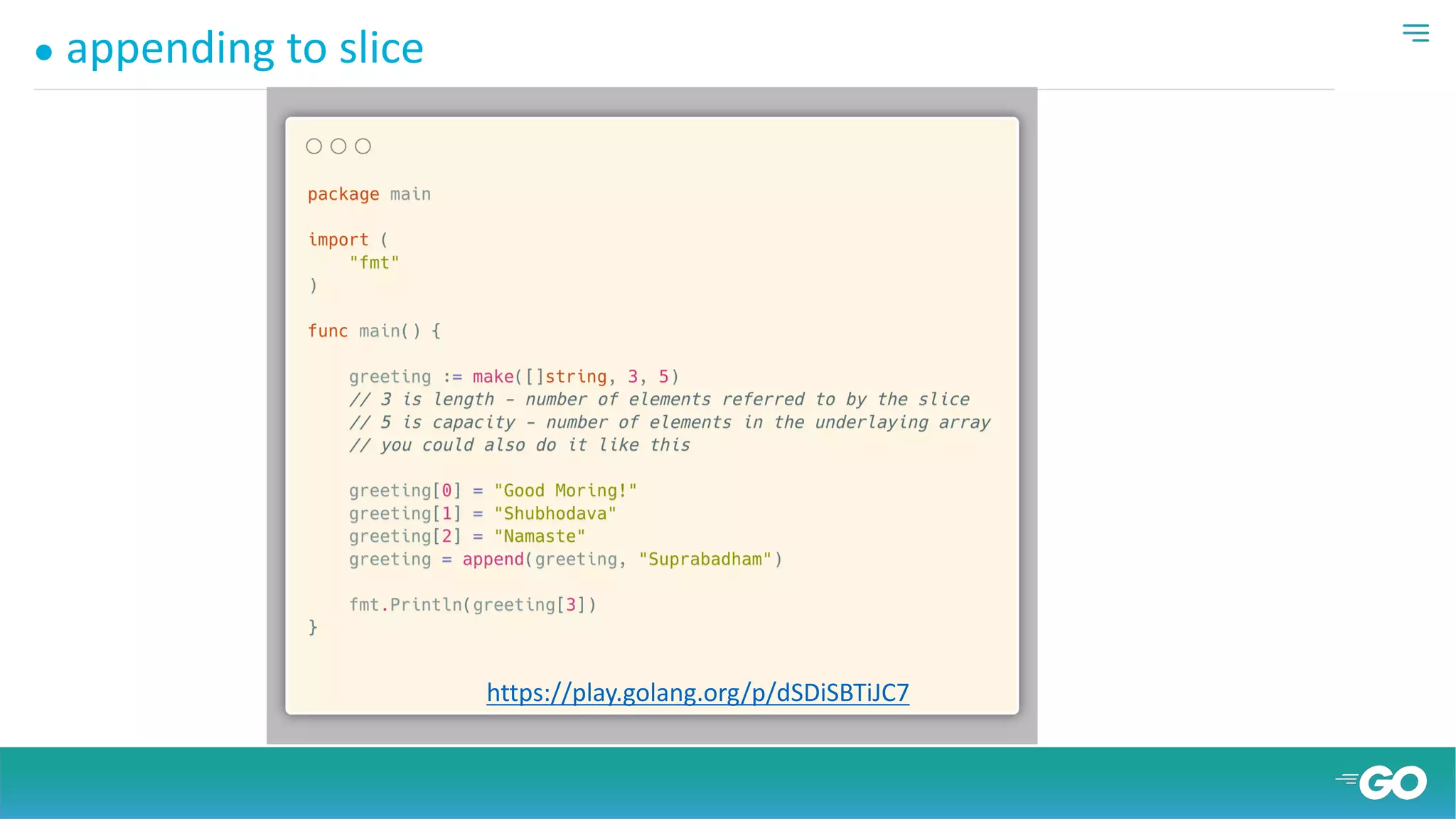 Types Slice Map New Make Struct Gopherlabs Ppt