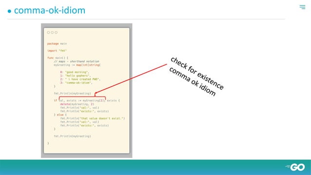 Types - slice, map, new, make, struct - Gopherlabs | PDF