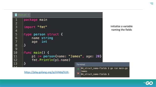Types - slice, map, new, make, struct - Gopherlabs | PDF