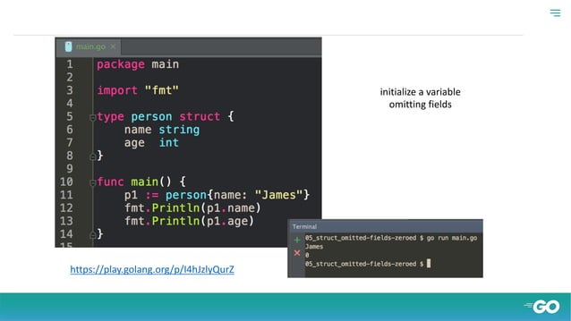 Types - slice, map, new, make, struct - Gopherlabs | PDF