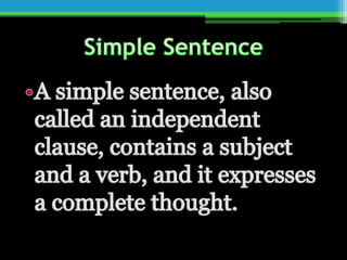 Types of Sentence According to Function | PPT