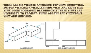 Isometric Drawing With Orthographic View