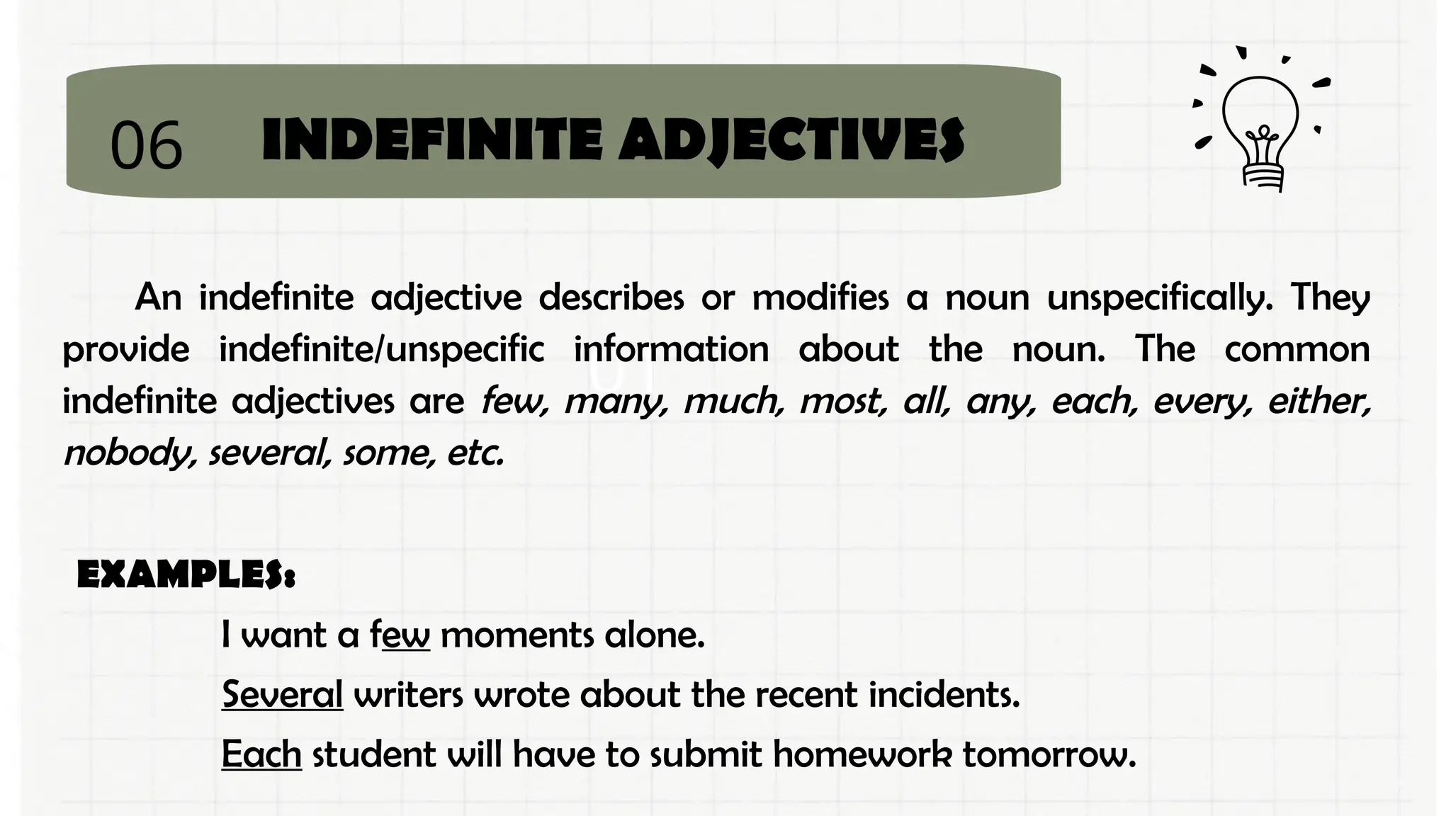 TYPES-OF-ADJECTIVES PowerPoint Presentation | PPTX