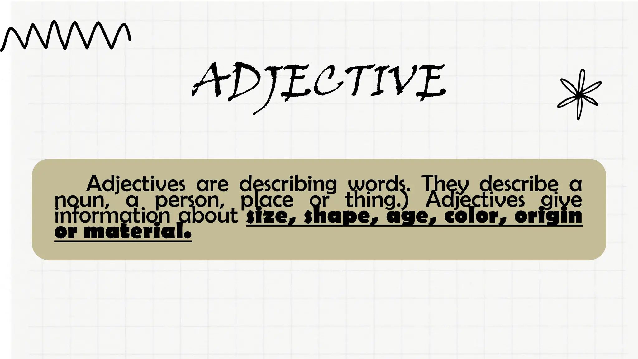 TYPES-OF-ADJECTIVES PowerPoint Presentation | PPT