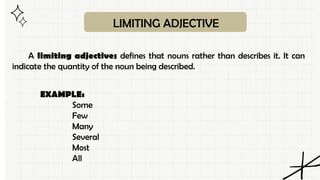 TYPES-OF-ADJECTIVES PowerPoint Presentation | PPTX