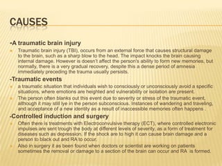 Types of-amnesia | PPTX
