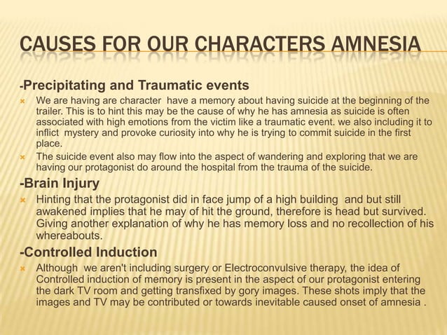 Types of-amnesia | PPTX
