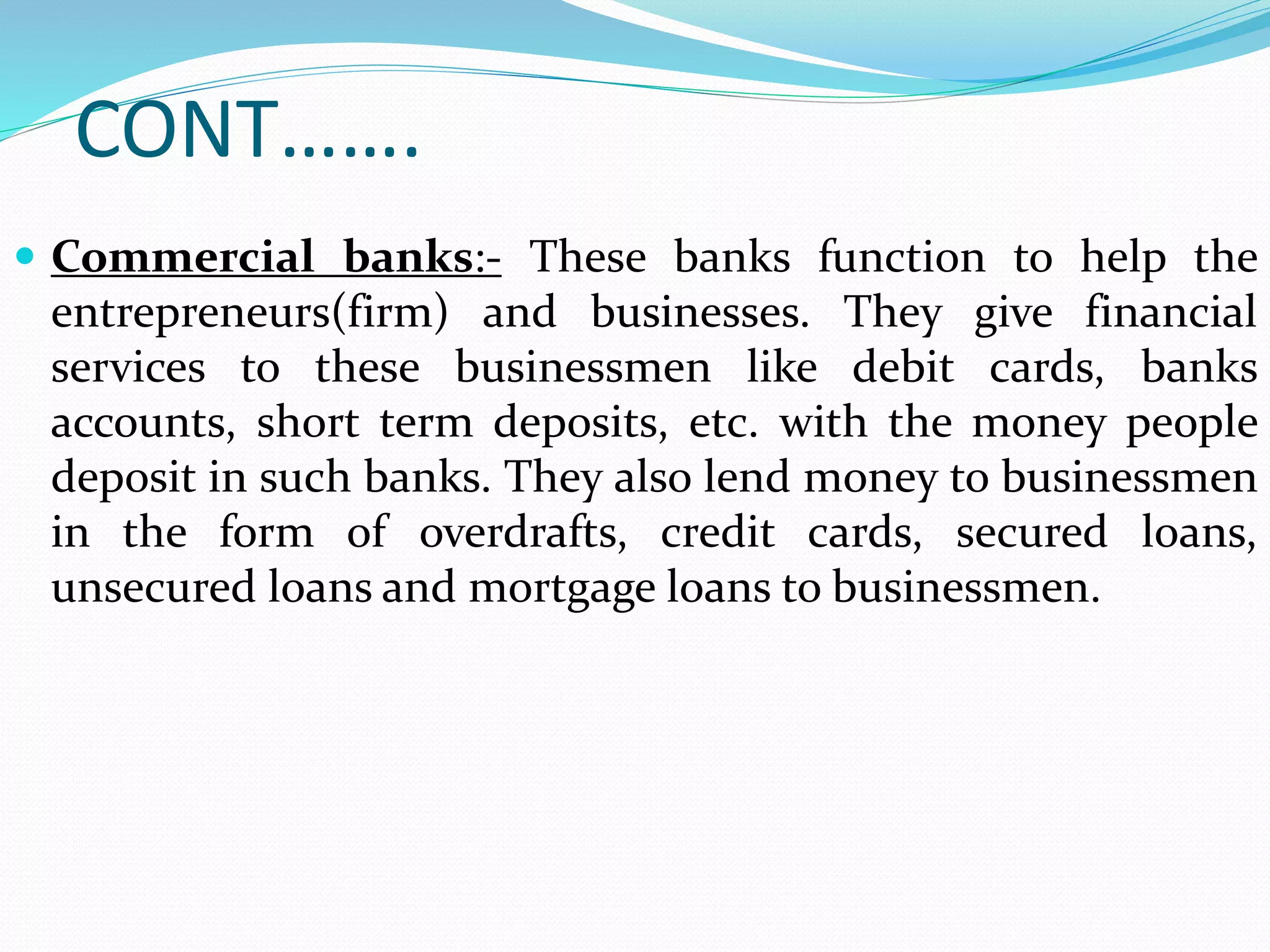 Types of-banks , kinds of banks , industrial banks commercial banks ...
