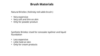 Types-Of-Brushes.pptx presentation by prathiksha | PPT