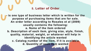 Types-of-Busine letters in communication | PPTX