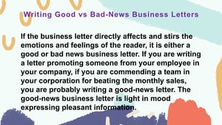 Types-of-Busine letters in communication | PPTX