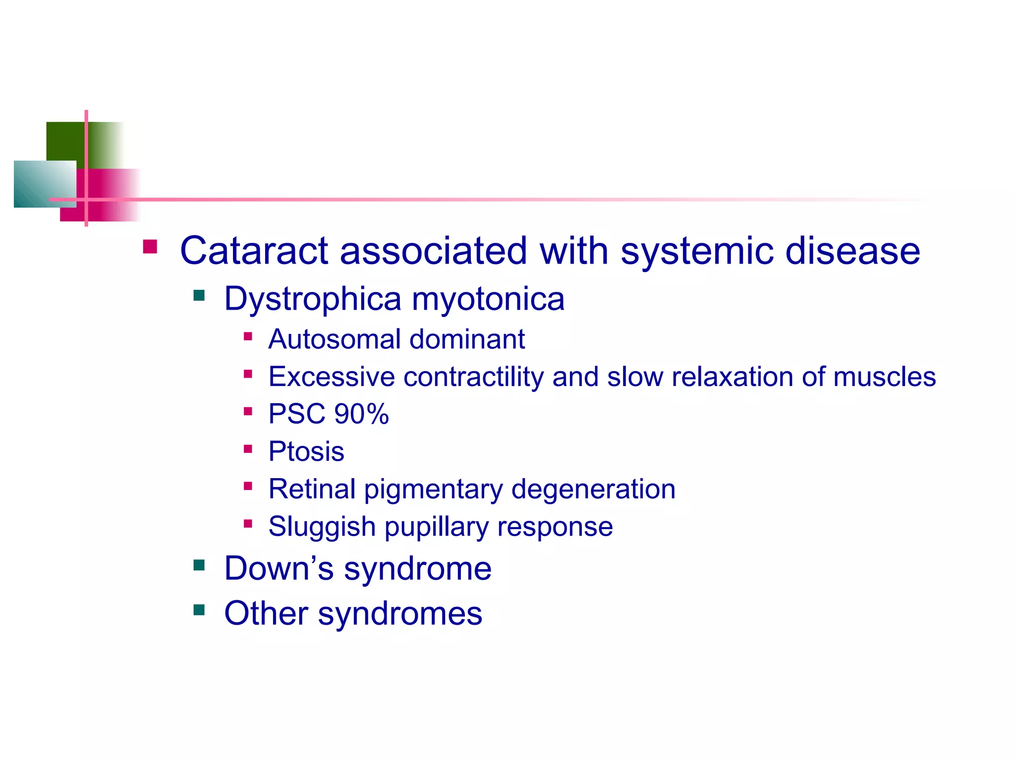 Types of Cataract (Part-II)19-05-2008.ppt | Endocrine and Metabolic ...