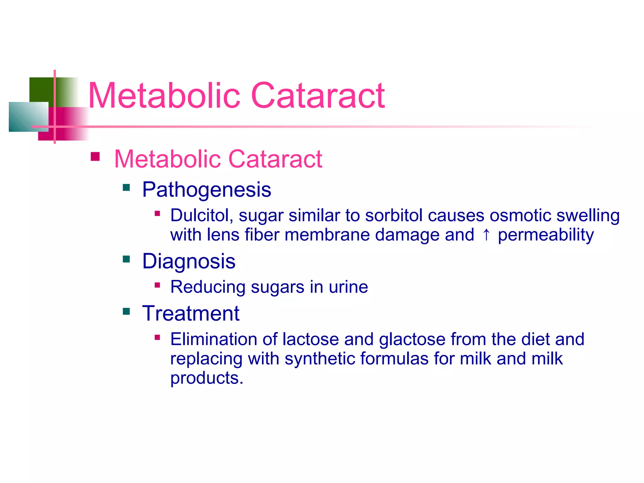 Types of Cataract (Part-II)19-05-2008.ppt | Endocrine and Metabolic ...