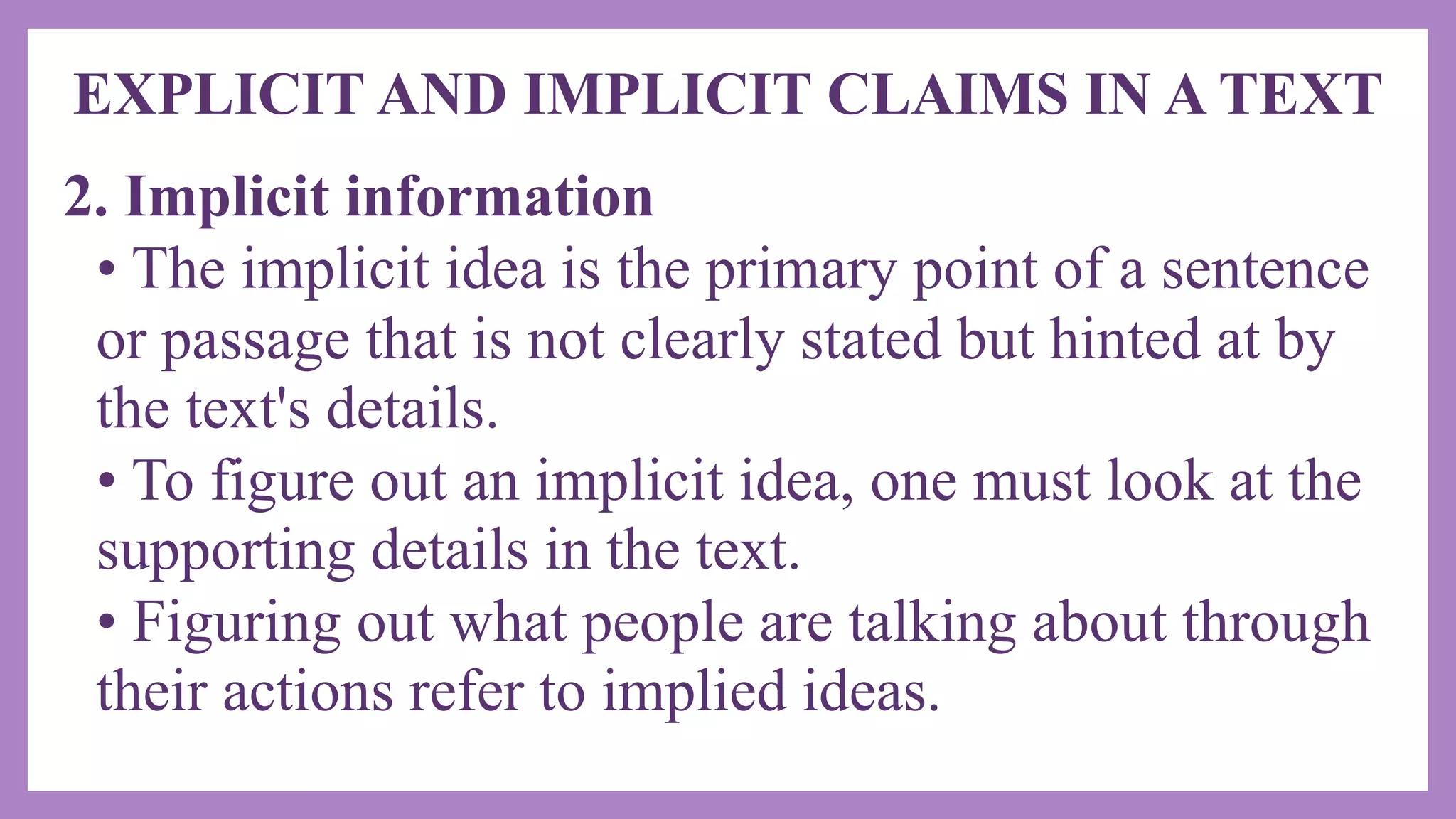 Types of Claims G11(2nd Semester- 4th Quarter) | PPTX